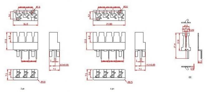 3.81mm PCB - IDC 110 IDC Connector , 1 Pairs110 Style Krone Terminal Block