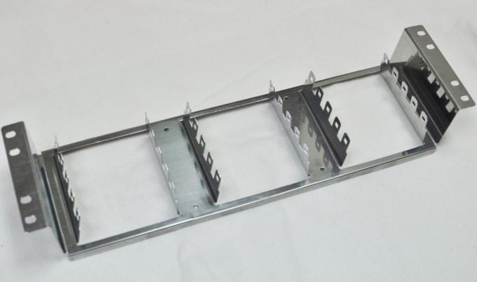 19" Recessed Krone Back Mount Frame Silver Color For Telephone Mounting