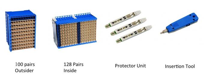 100 Pair MDF Telecom Protection Module for External Lines