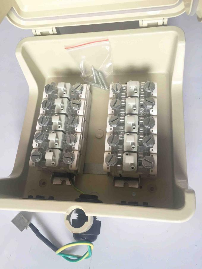 10 Pairs Subscriber Terminal Block STB Drop Wire Distribution Box With ...