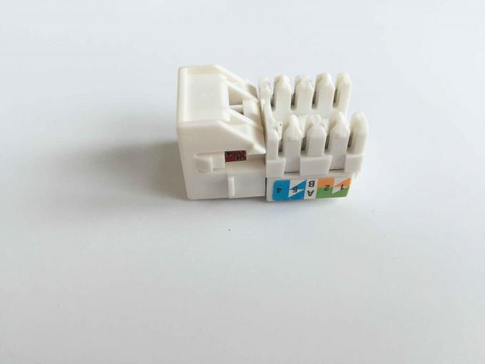 Unshielded 90 Degree Rj45 Keystone Jack CAT5E UTP Jack Outlet 8P8C Commscope Standard