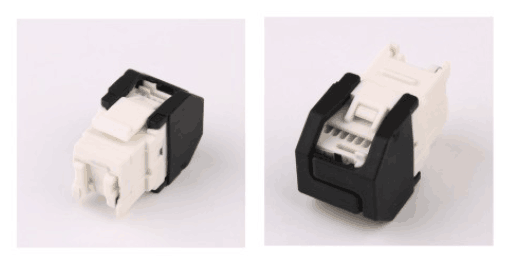 3M Type CAT6 RJ45 UTP Unshielded 180 Degree Keystone Jack For Network