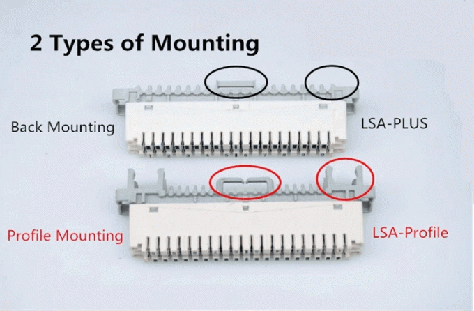 LSA - PLUS Krone Disconnection Module , White 10 Pair Disconnection Module