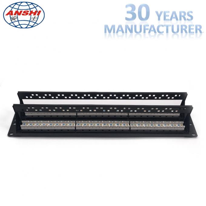 Unshielded UTP Network Rack Mount Patch Panel 2u 48 Port Keystone Jack ...