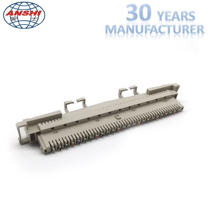 25 Pair Ft 110 Terminal Block Highband Grey Color For Clamp Back Mount ...