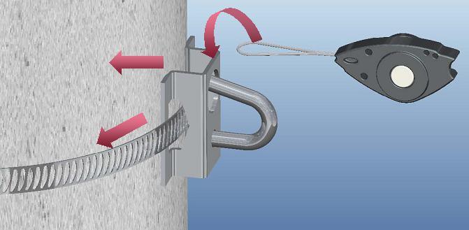 Stainless Steel Material Fiber Optic Accessories Hoop Fastening ...