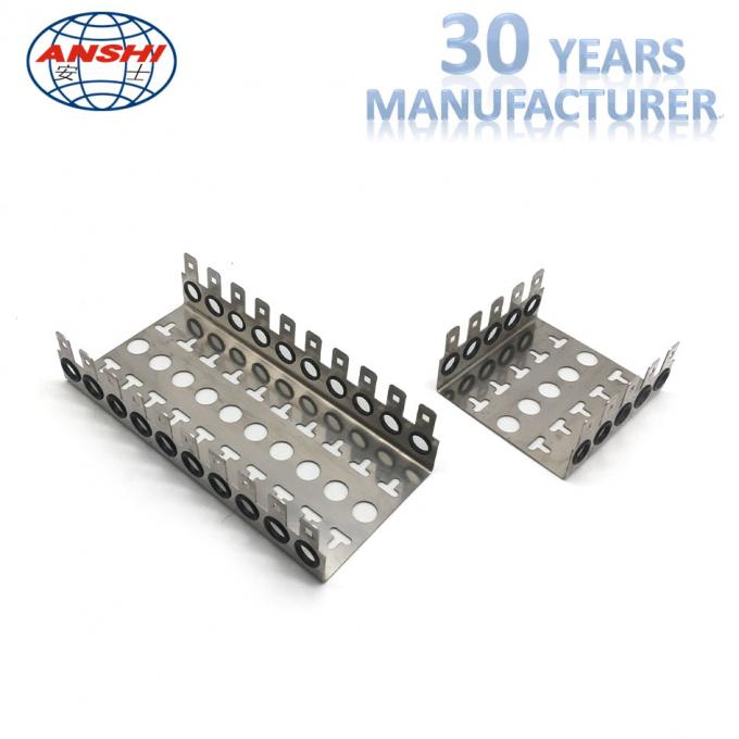 10 Pairs 5 Ways Stainless KRONE LSA Module Back Mounting Frame Silver Color