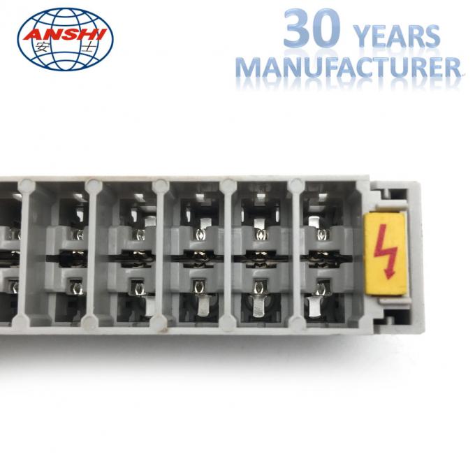 ANSHI 10 Pairs 3 Pole Gas Tube Arrester LSA Plus Module Overvoltage ...