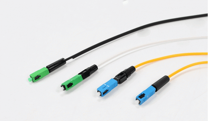 SC / UPC Fiber Optic Fast Connector Field Assemble FTTH Quick Connector ...