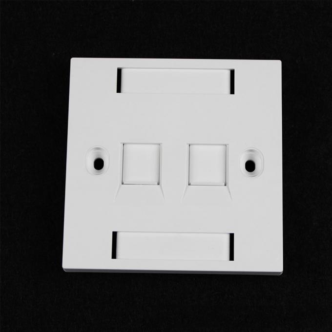 2 Port Telephone / Workstation Ethernet Faceplate