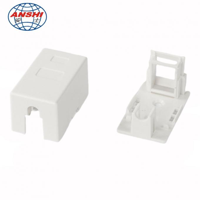 Cat5e Cat6 Cat6a ABS Network Surface Mount Box Single Port Unloaded ...
