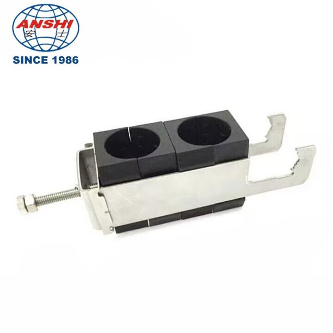 ANSHI Stackable Single Hole Type Feeder Clamp To Support Cables