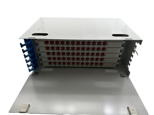 Outdoor 576 Cores Optical Fiber Cross Connect Cabinet SMC Fiber Optic ...