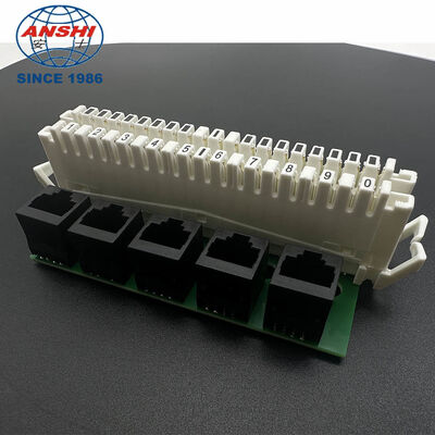 White Color Krone Label Holder , 5 Pairs Terminal Block Hinged Label ...