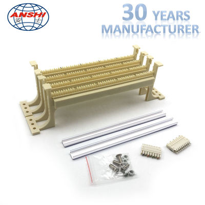 Network 110 Punch Block 19" 1U 110 Cross Connect Distribution Frame