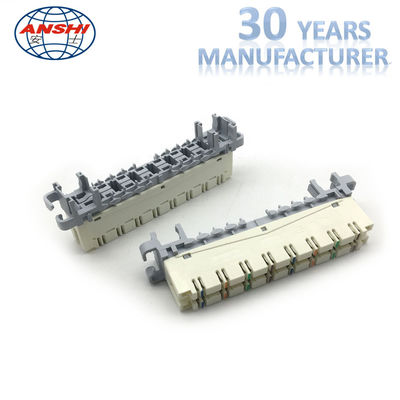 50 Pair 110 Block Patch Panel , Wall Mounted 110 Wiring Block With Legs