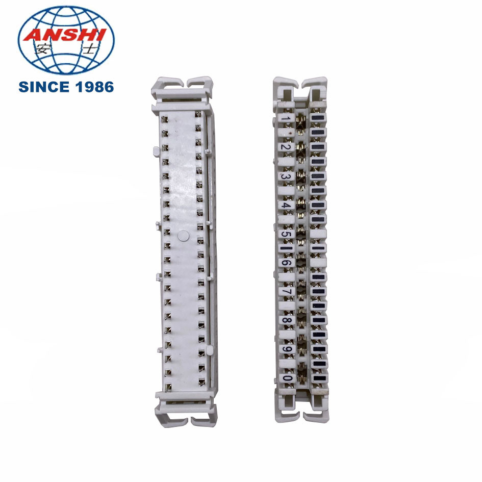 20 Pole Lsa Plus Krone Connection Module Pcb Type Green Broad