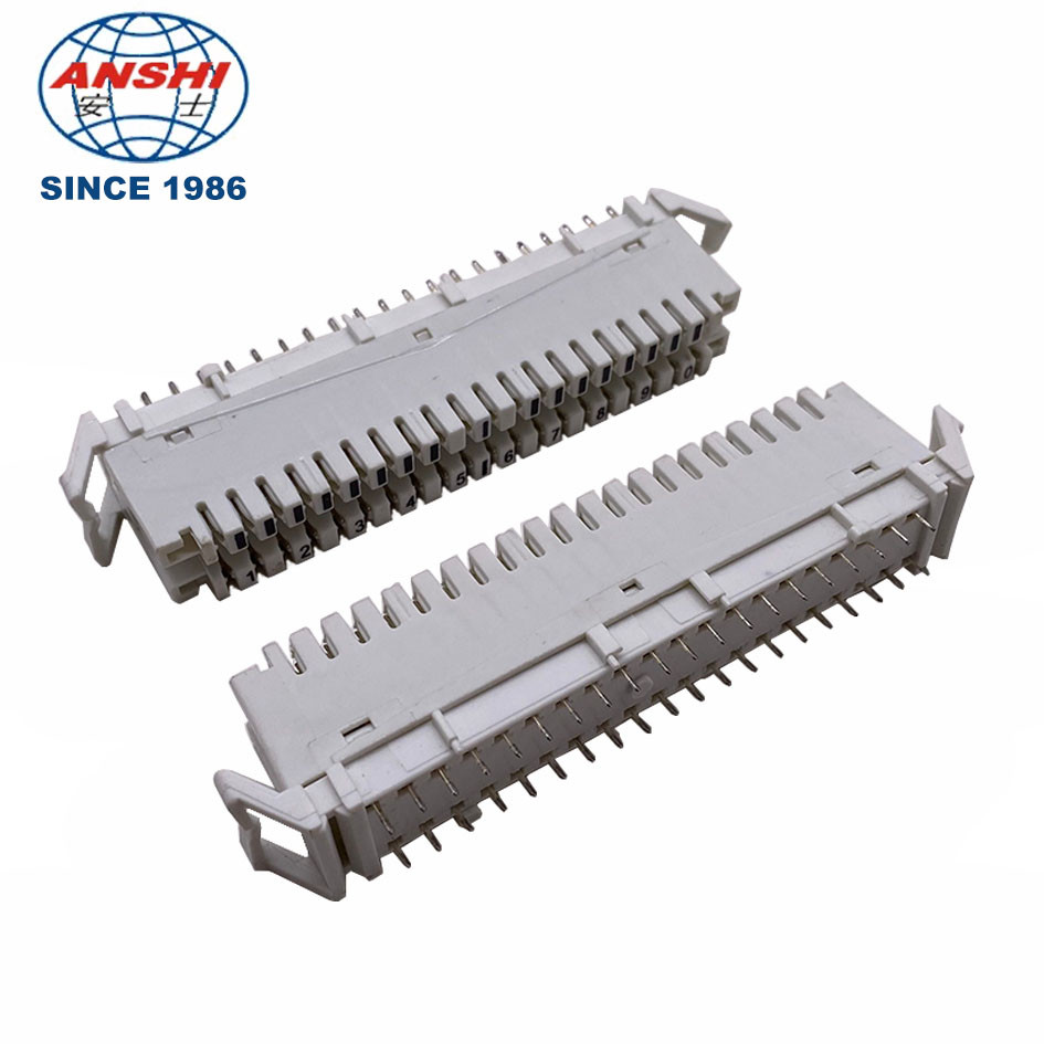 20 Pole Lsa Plus Krone Connection Module Pcb Type Green Broad