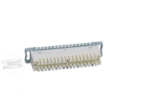 Silver Coated Krone LSA Module 8 Pairs , ABS / PBT Krone Connection ...