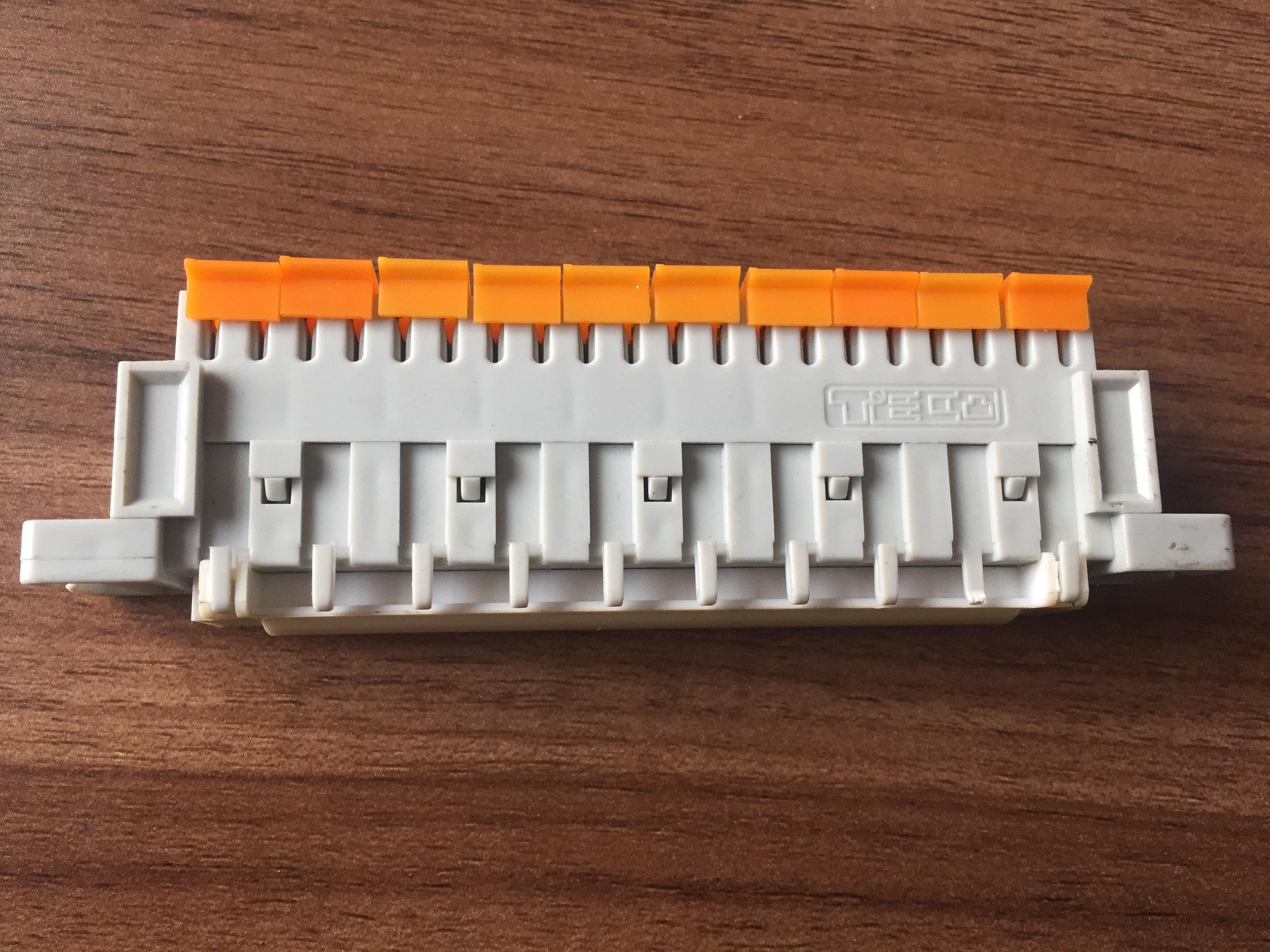 ABS / PBT LSA Plus Module Double Sided 10 Pair Krone Module Normal Closed