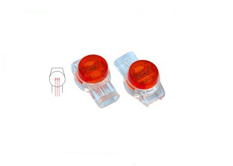 Female 3M Connector IDC Connectors , Triple Pin RED 3M UR2 Connector ...