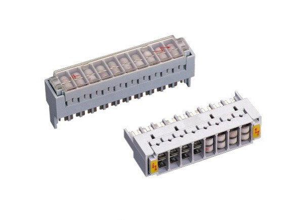 8 Pairs / 10 Pairs LSA Plus Module 2 Pole Gas Tube Arrester GDT Magazine