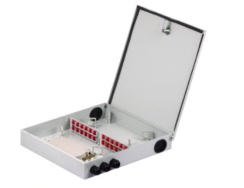 24 Cores Fiber Optic Distribution Box , Outdoor Waterproof Terminal Box