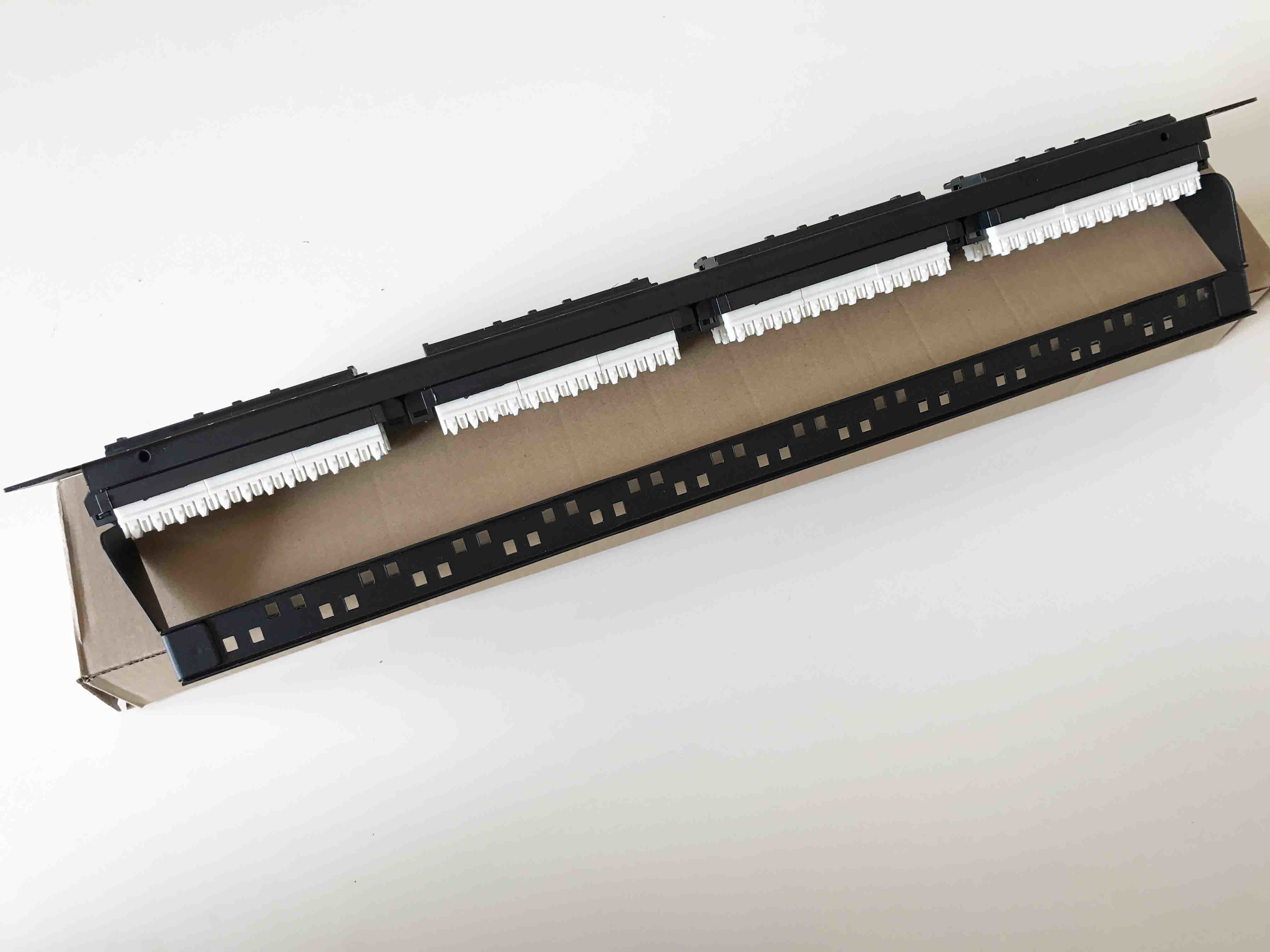 19" 110 IDC UTP Unshielded Rack Mount Patch Panel 24 Port Cat5e With ...