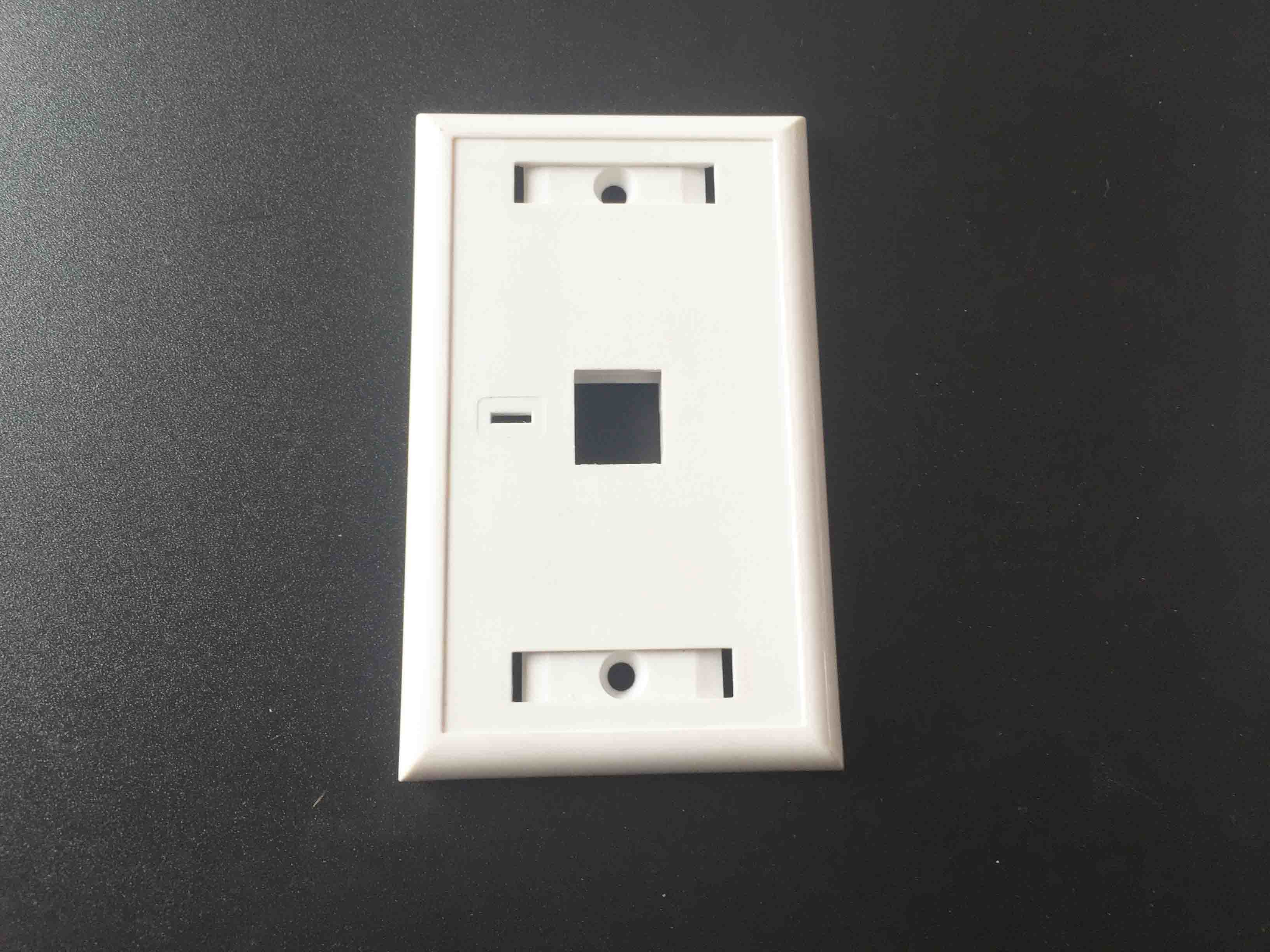 Single Port Network Cable Faceplate RJ45 Keystone 120 Type Face Plate ...