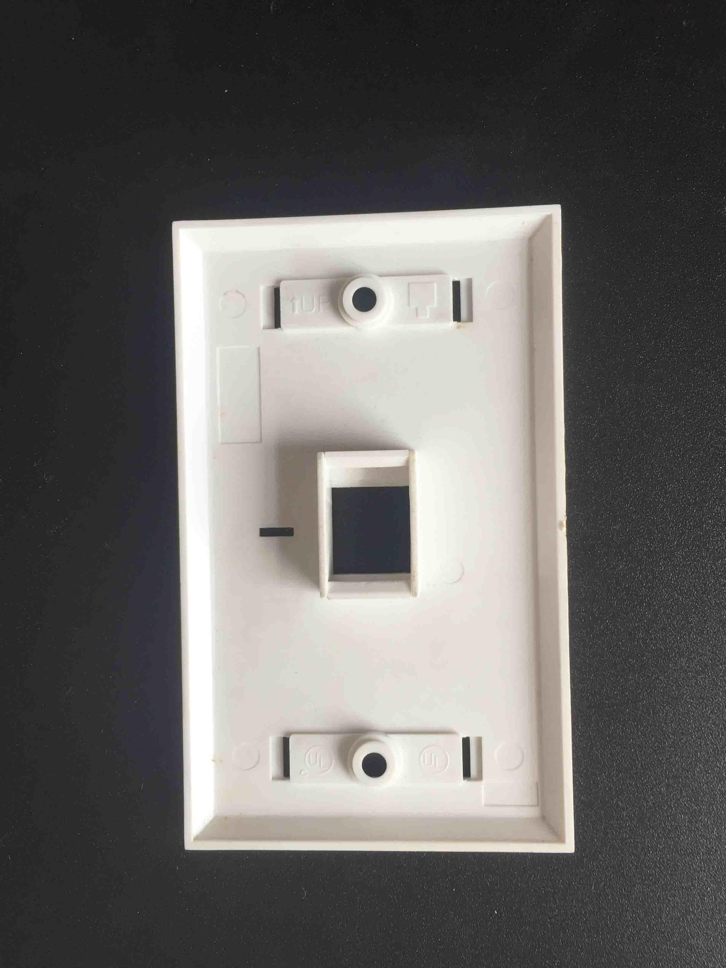 Single Port Network Cable Faceplate RJ45 Keystone 120 Type Face Plate ...