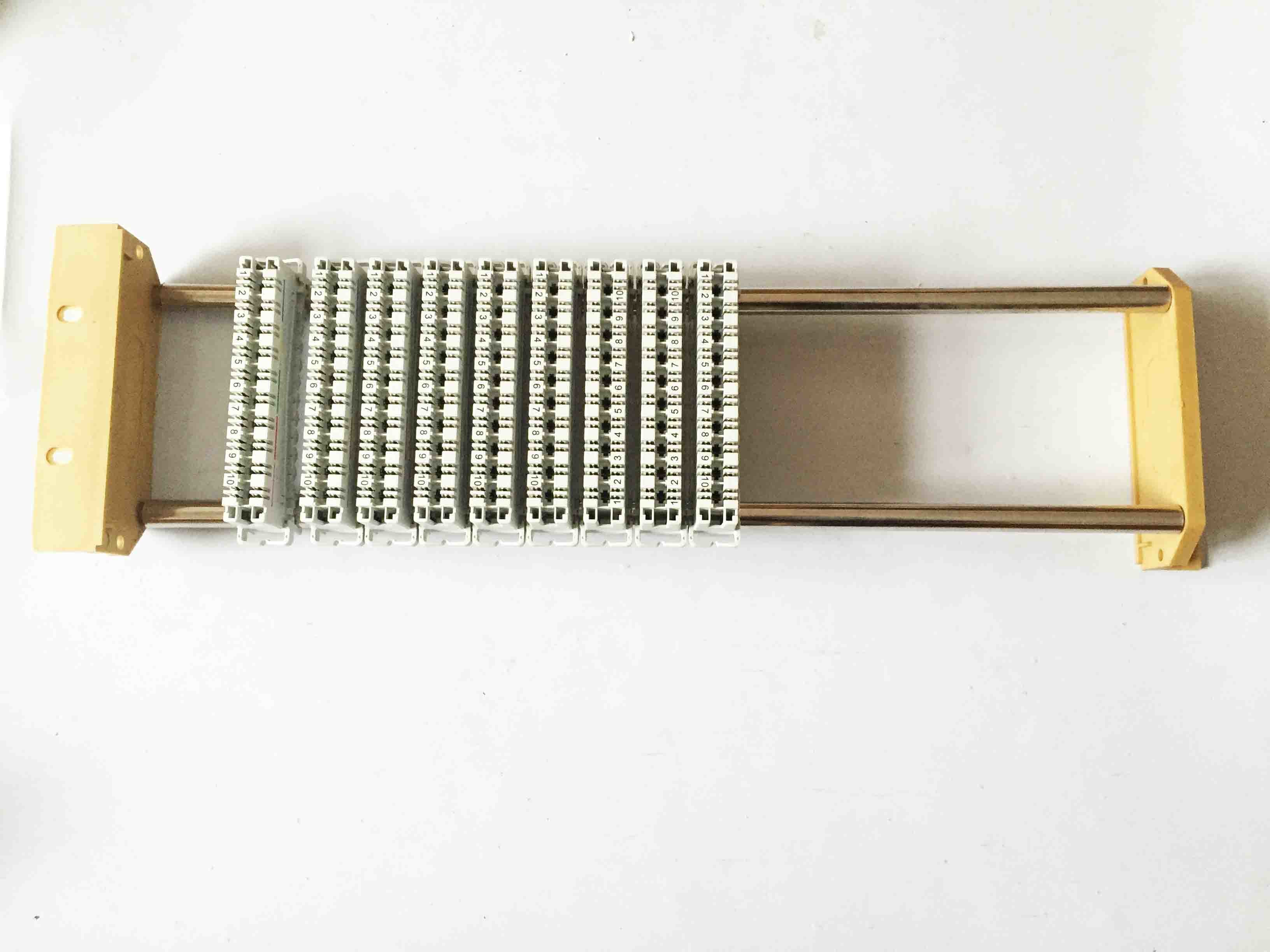 Krone Type LSA Plus Module 19 Inch 19'' 200 Pair Back Mount Frame For ...