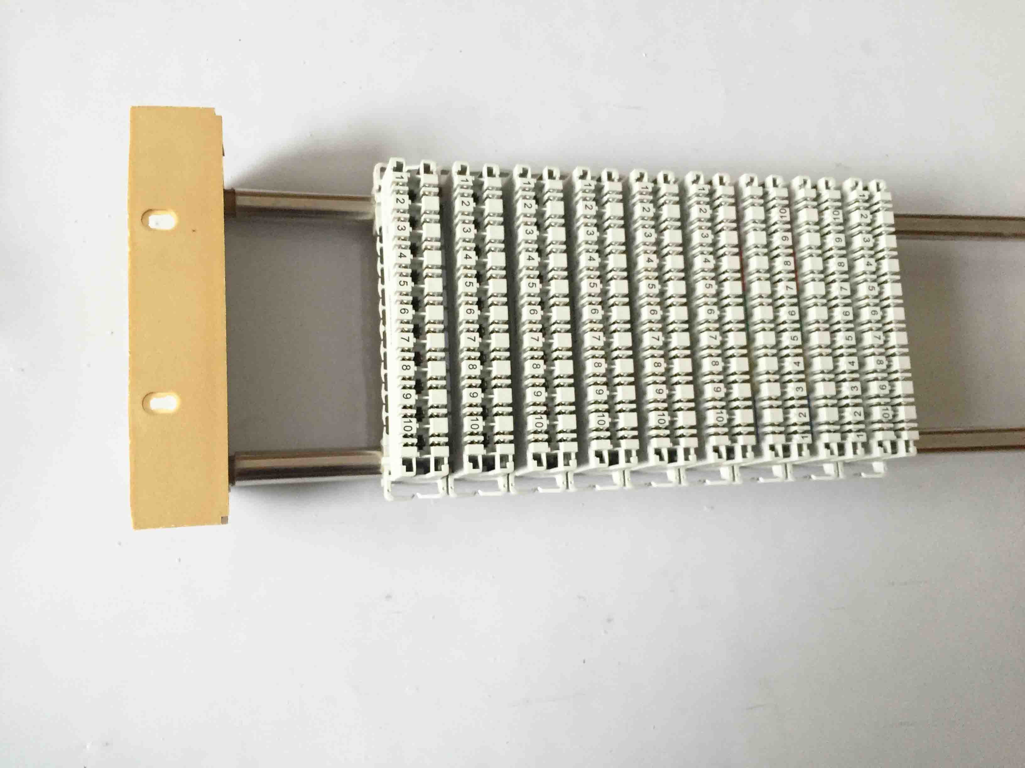 Krone Type LSA Plus Module 19 Inch 19'' 200 Pair Back Mount Frame For ...