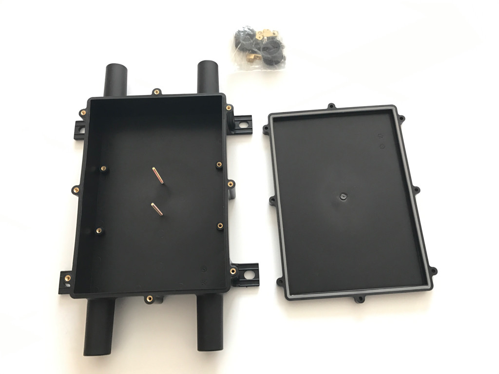 Inline / Horizontal Fiber Optic Splice Closure Simple Box Type Splice ...