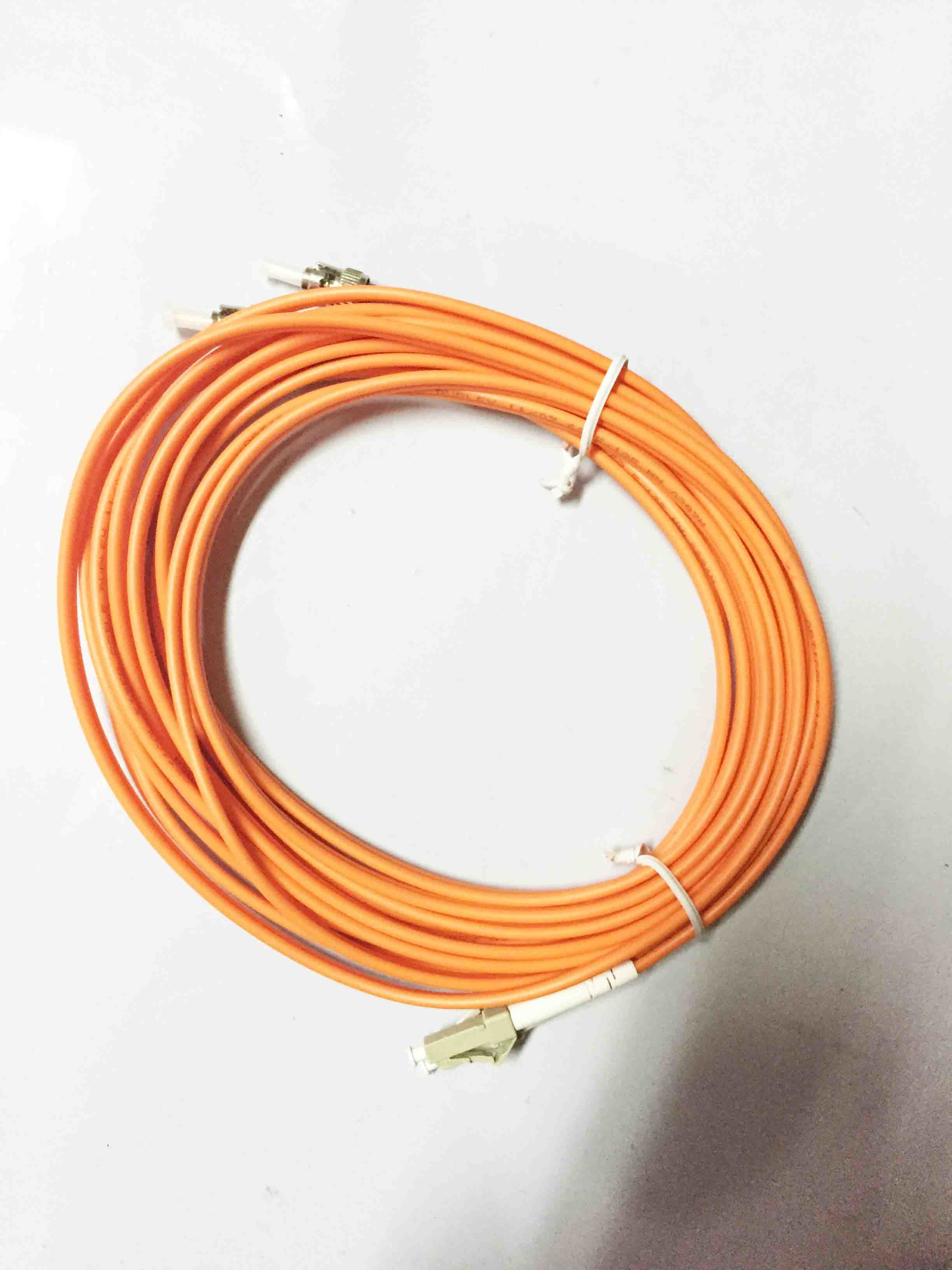LC ST Patch Cord For Telecom System , Duplex Fiber Optic Cable 2M 3M 5M 15M