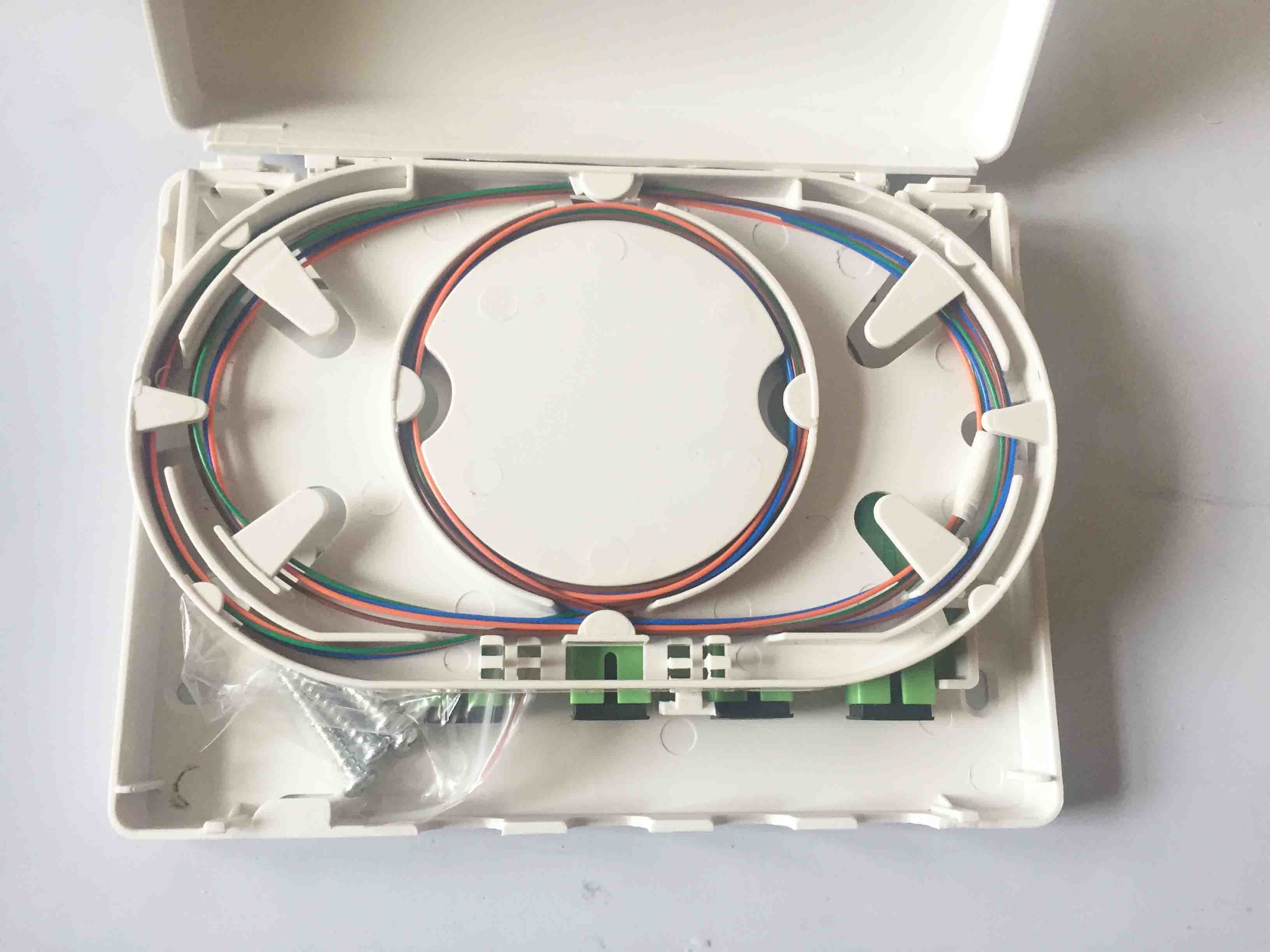 Easy Installation Fiber Optic Termination Box , 4 Cores Cable ...