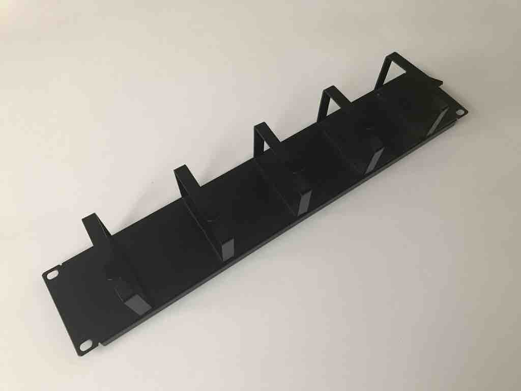 Five Ring Horizontal Cable Manager Metal Type 2U Height 19 Inch For ...