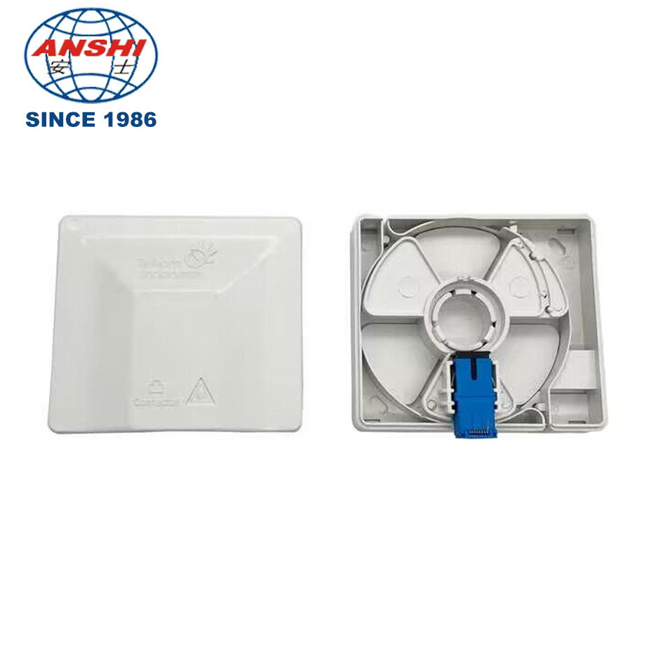 Indonesia Telecom Fiber Terminal Box For 15/40m Invisible Cable G657B3 ...