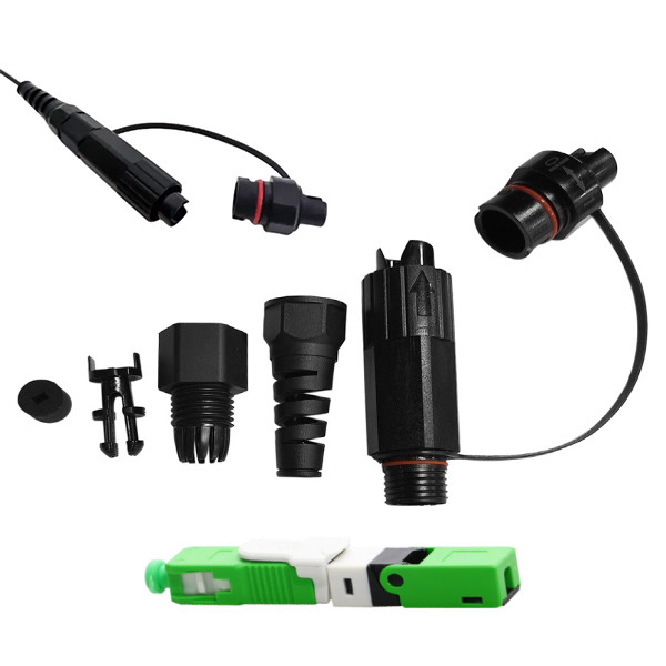 SC/APC Huawei Type Mini-SC Waterproof Fast Connector Reinforced Fiber ...