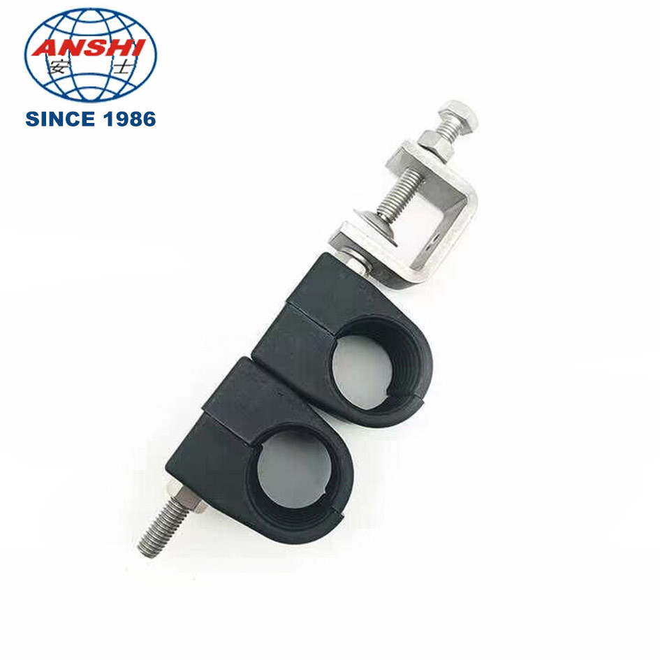 ANSHI Stackable Single Hole Type Feeder Clamp To Support Cables