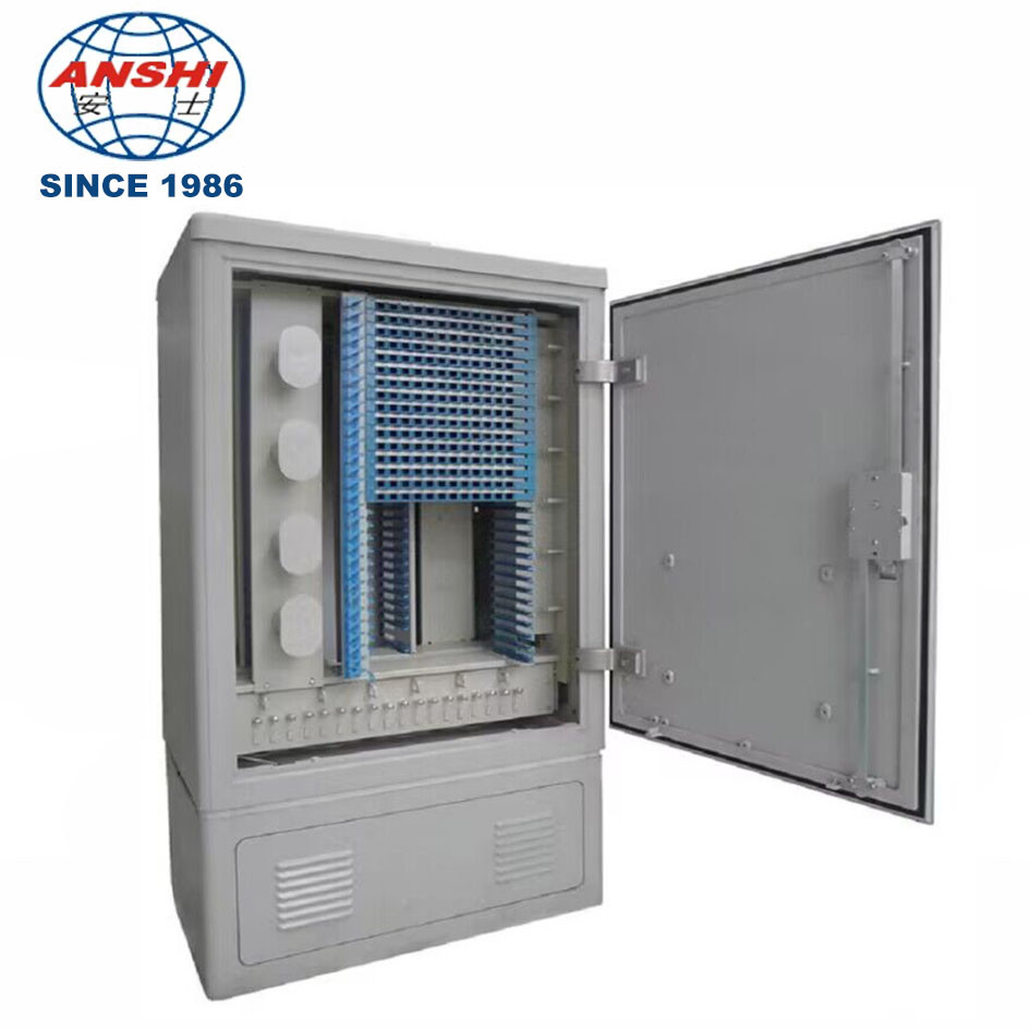 96 Core 144 Cores 288 Cores Outdoor Fiber Optical Cable Distribution Cabinet For FTTH Solution