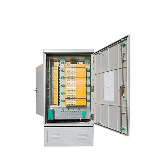 Fiber Distribution Hub FDH Outdoor Cabinet ODF 144 288 512 Core Fiber ...