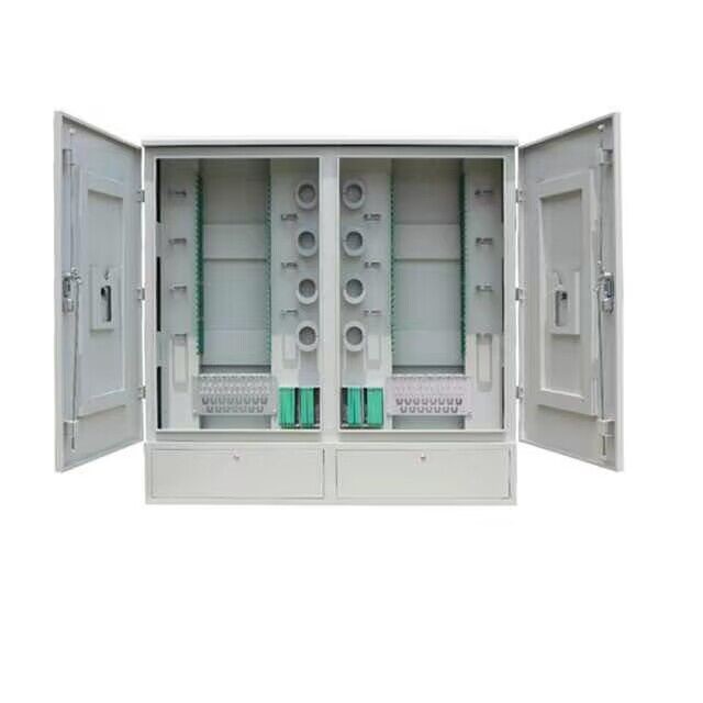 Fiber Distribution Hub FDH Outdoor Cabinet ODF 144 288 512 Core Fiber ...