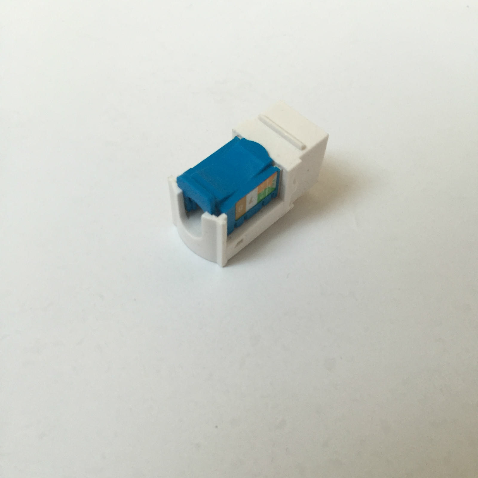 Color Customized RJ45 Shielded Jack , UTP 90 Degree Cat6 Toolless ...