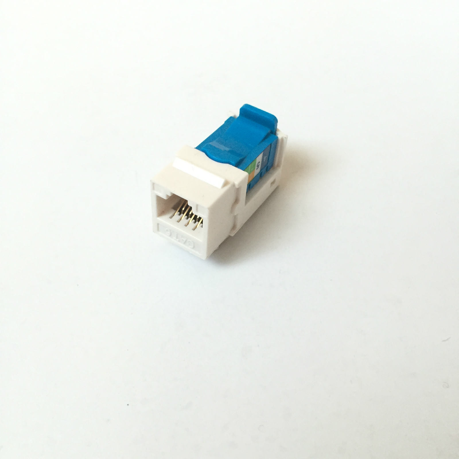 Color Customized RJ45 Shielded Jack , UTP 90 Degree Cat6 Toolless ...