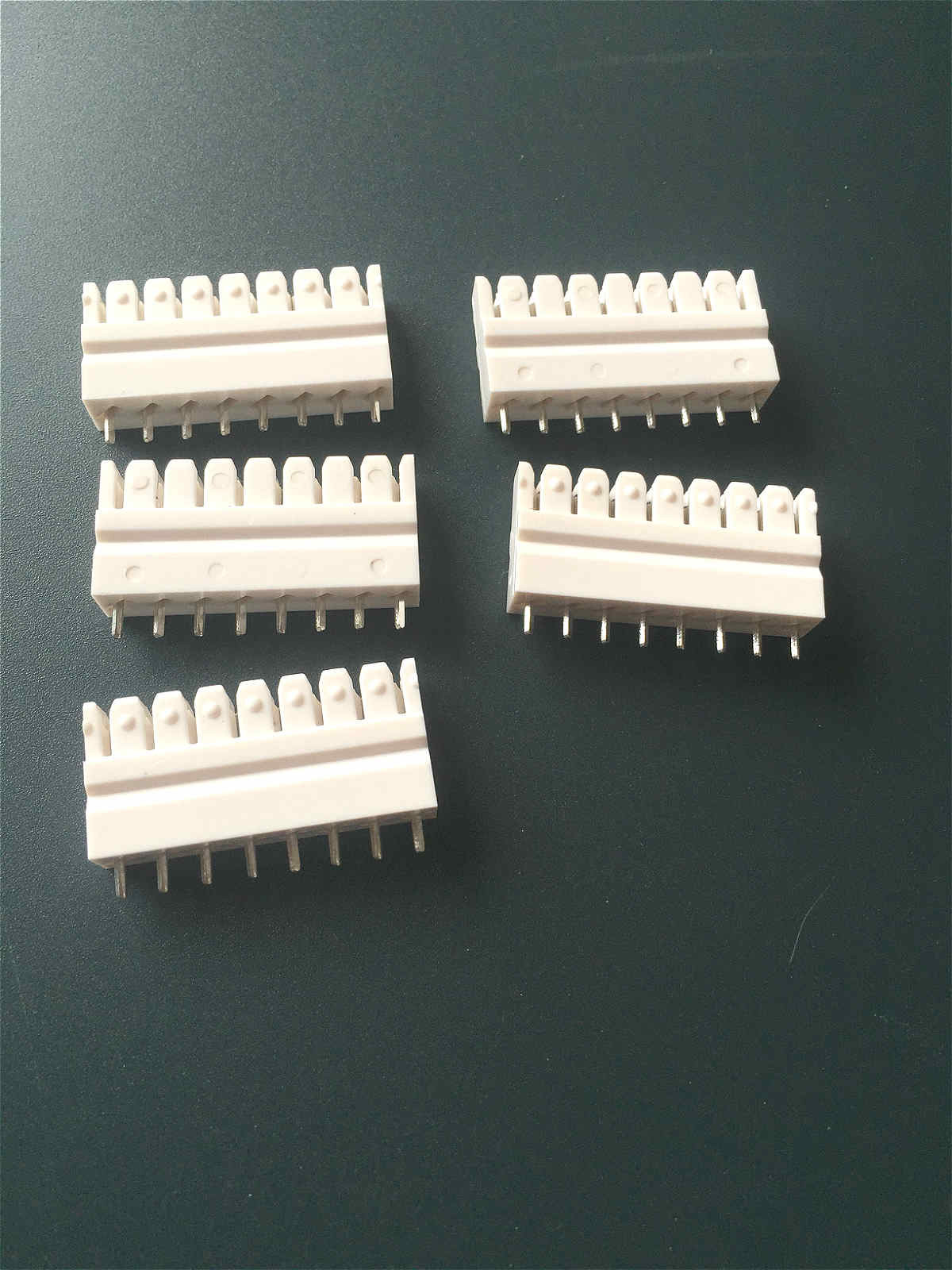 Krone Style PCB - IDC Terminal Block 45 Degree 3.81mm 8 Pin IDC ...