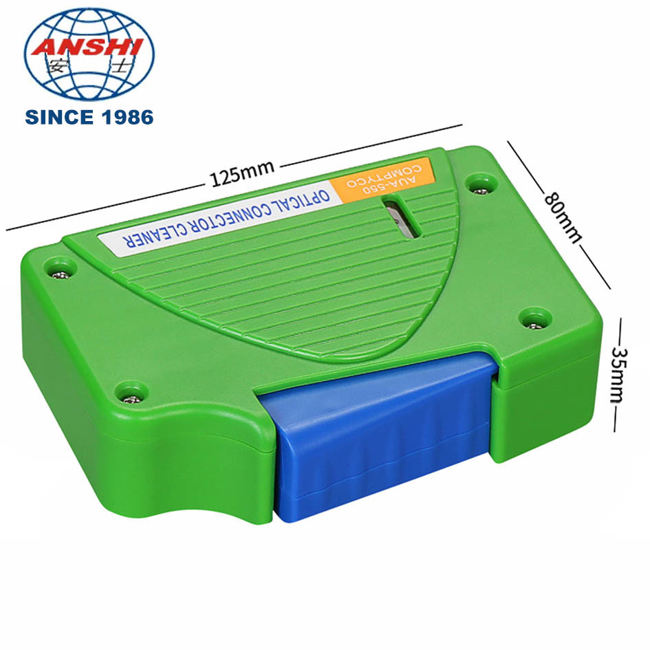 AS-FTTH-ACC-QJ-2 Optical Fiber Connector Cleaner Fiber Optic Connector ...