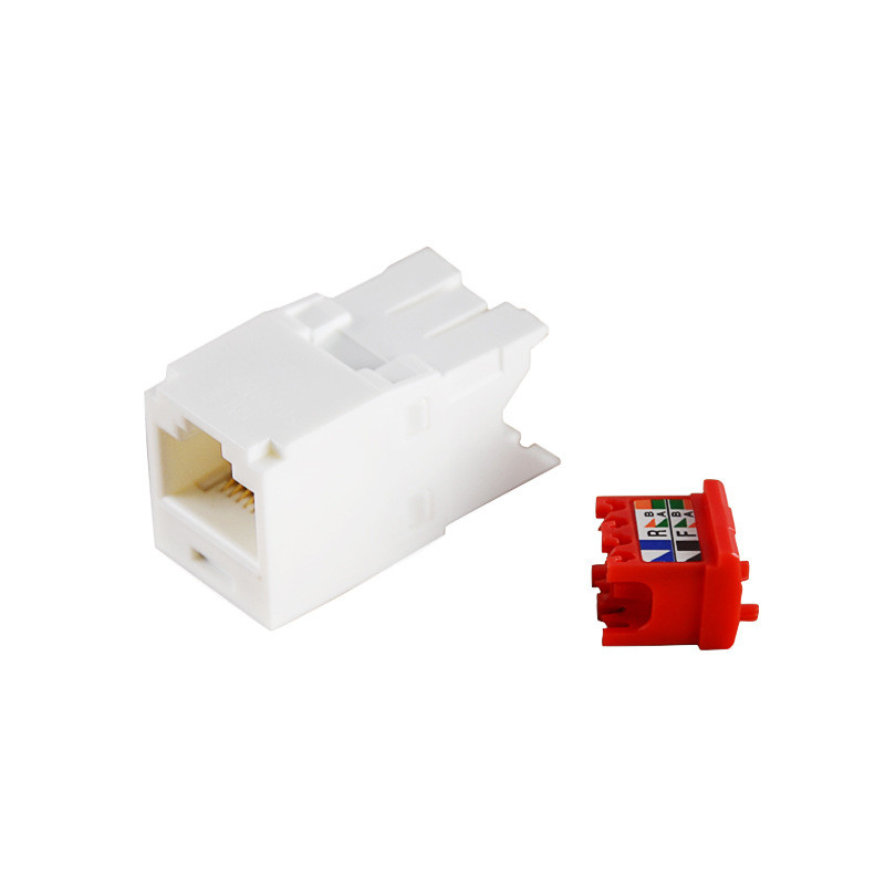 Cat5e Modular Jack Utp Rj45 Keystone Jack RJ45 CAT5E Network Coupler ...