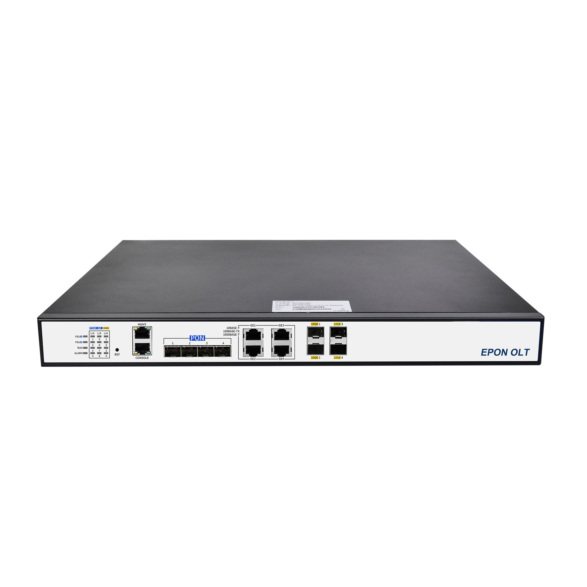 AS-OLT-04A GPON OLT Supports 1/64 Split Ratio Can Access 256 ONU Users ...