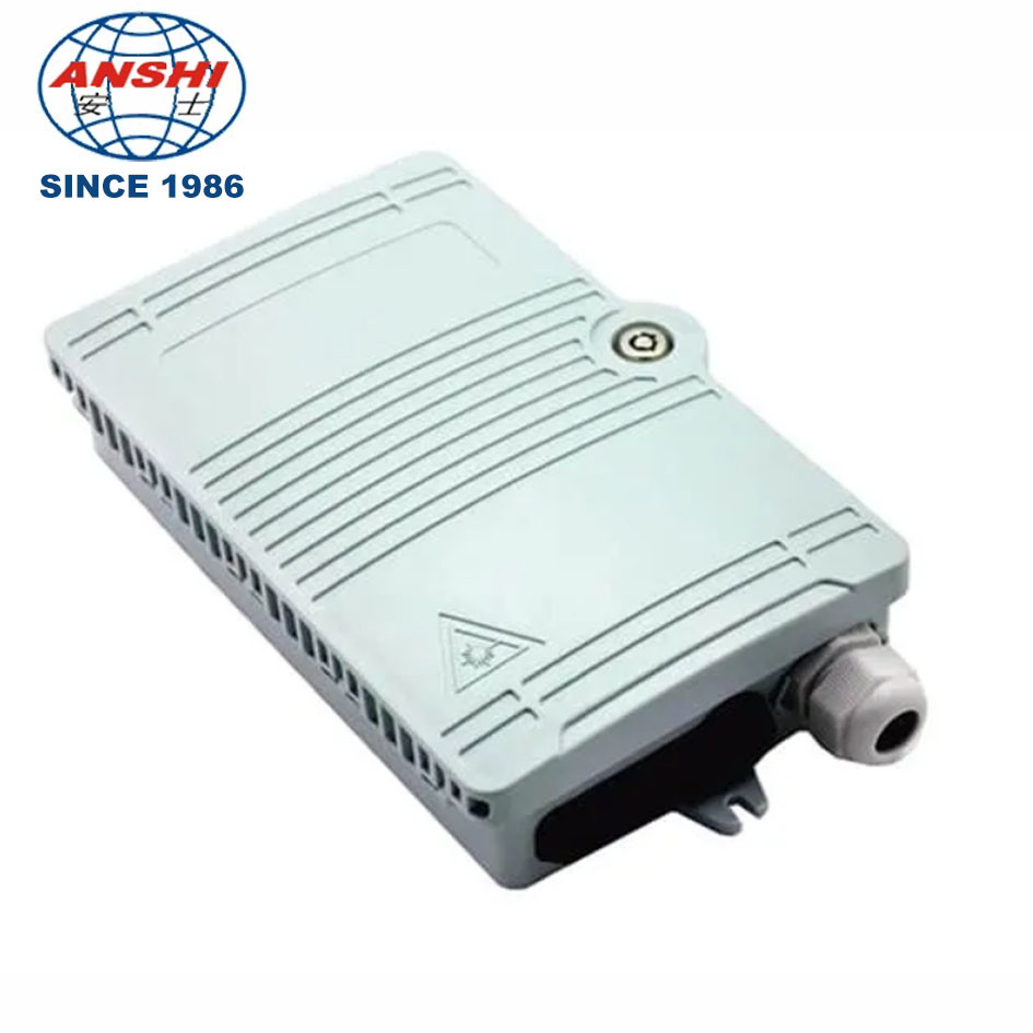 ANSHI 4 Ports Fiber Access Termination Box FTTH Outdoor Fiber Optic ...