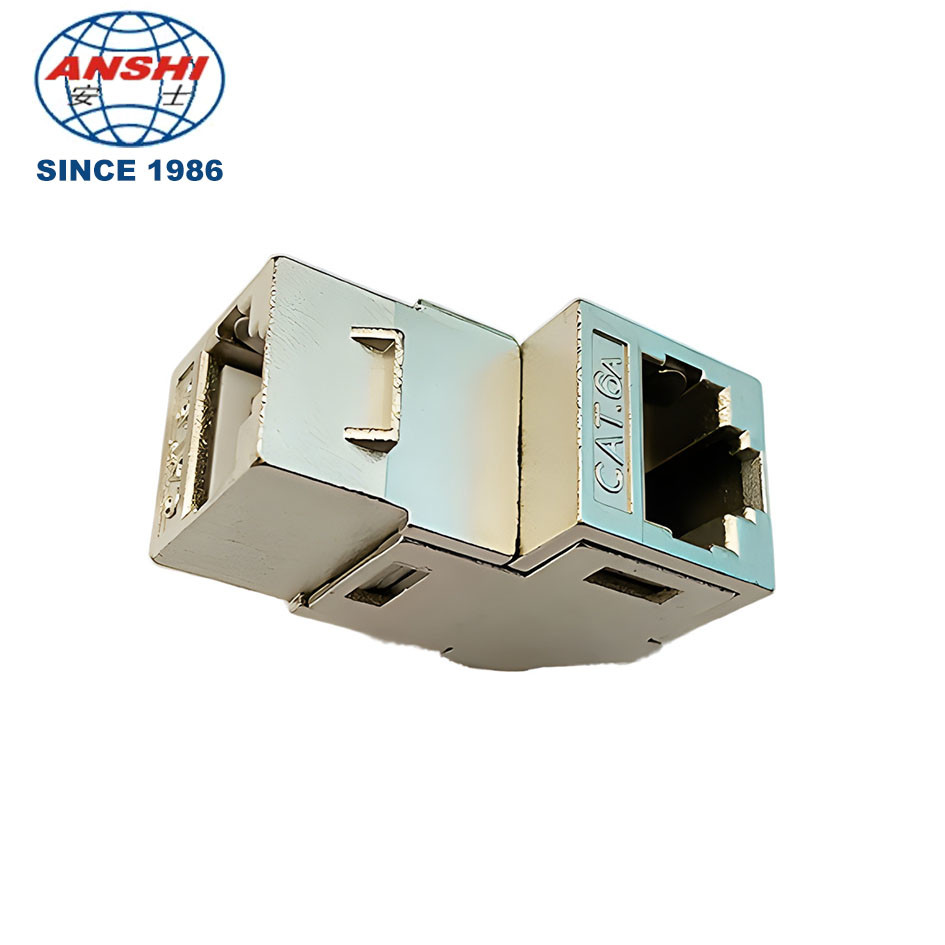 CAT5E CAT6 CAT6A through docking Keystone Jack Wall Panel Mount ...